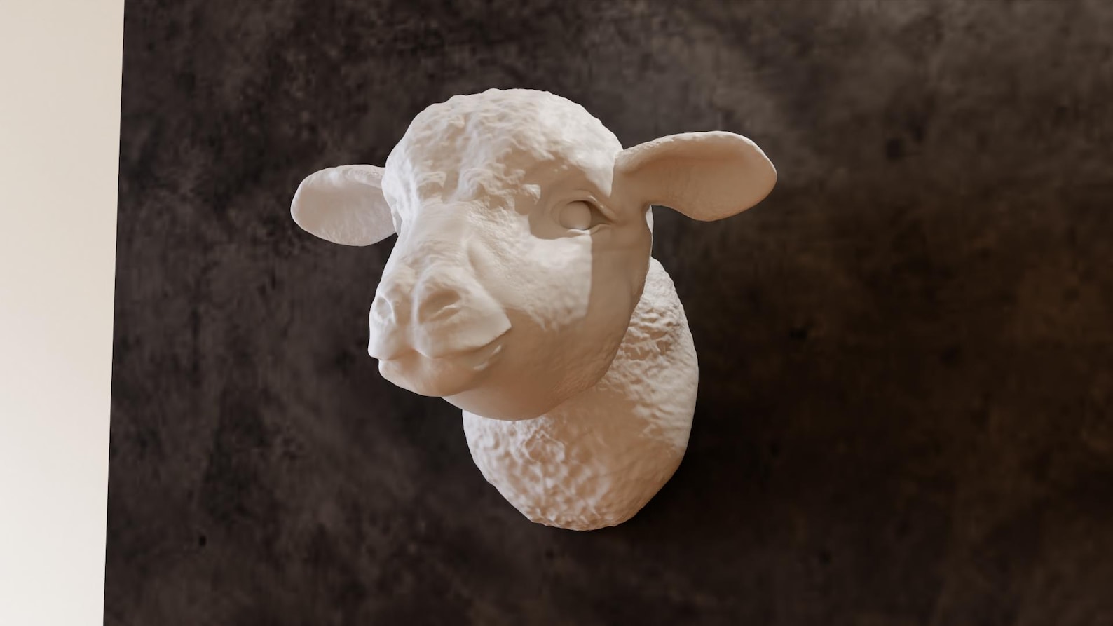Lamb Calf Head Wall Mount, Farm Decor - Etsy