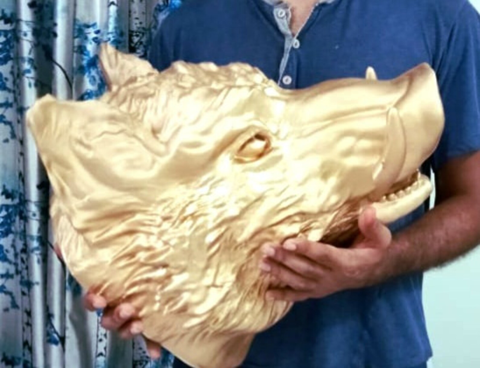 Wild Boar Head Wall Mount Faux Taxidermy Home Decor Wild Hog Head/home ...