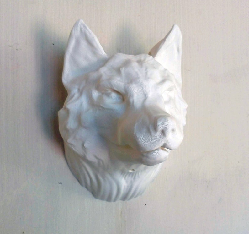 Wolf Head Planter/handmade Planter/wall Hanging Planter/home and Living ...