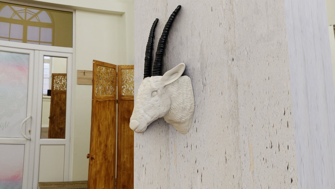 Arabian Oryx Head Wall Mount Farm and Home Decor, Antelope - Etsy