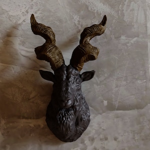 Markhor Goat Head Wall Mount, Mountain Goat, Farm Decor, Farm Animal ...