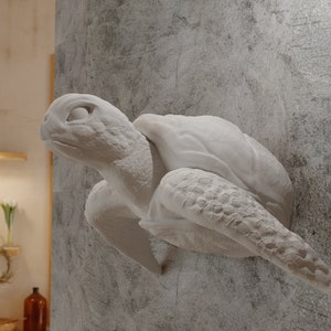 Turtle Head Wall Mount, Decor, Swimming Turtle, Head Taxidermy, Decor ...