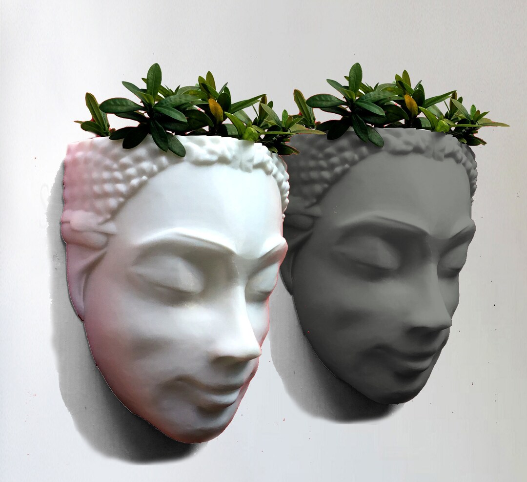 Buddha Face Planter, Home and Living, Outdoor Gardening, Planters and ...