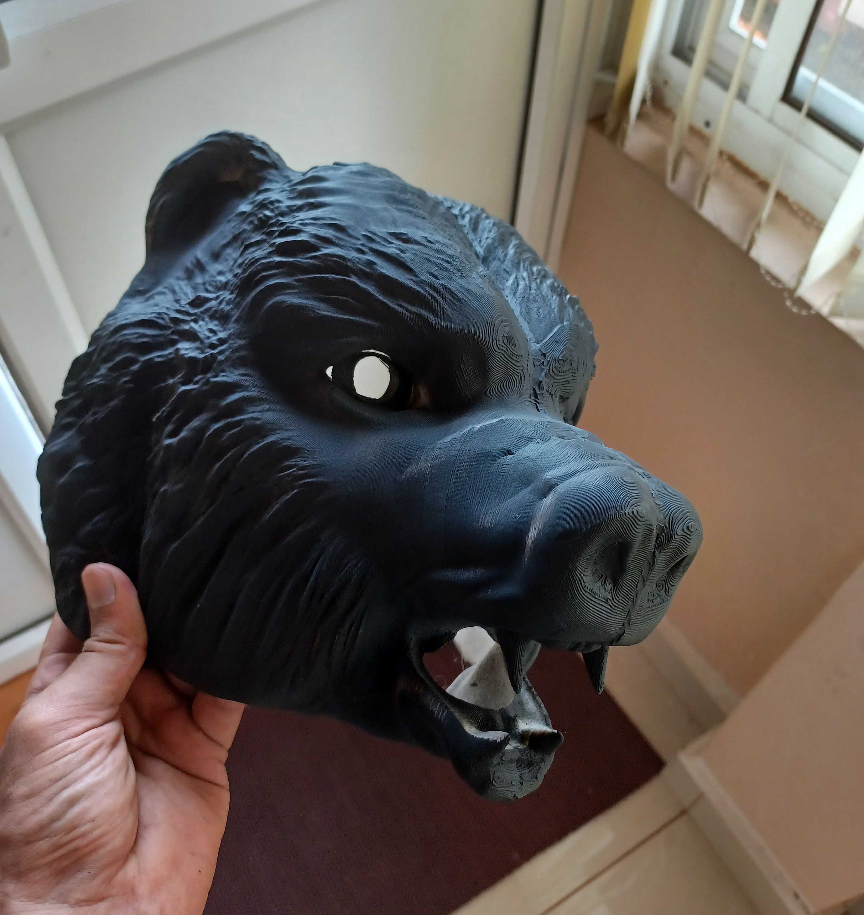 Bear Mask Kids Halloweenmasks Zoo Animalsendangered Animal - Etsy
