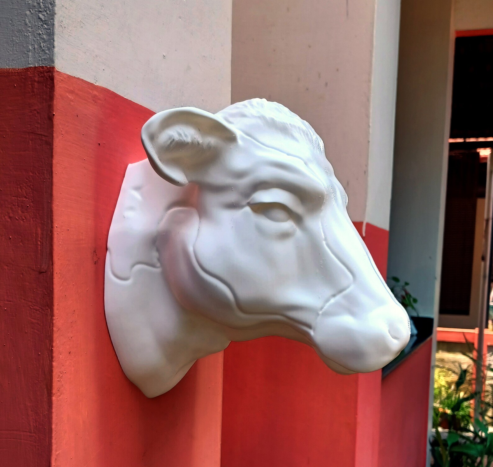 French Cow Wall Mount Farm and Home Decor Jersey Cow Head - Etsy