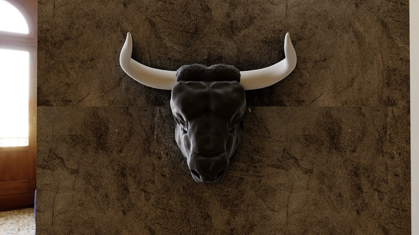 Spanish Bull Head Wall Mount Farm and Home Decor - Etsy