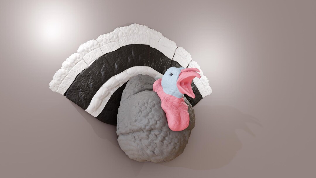 Turkey Bird Screaming Head Wall Mount, Decor, Head Taxidermy, Decor ...
