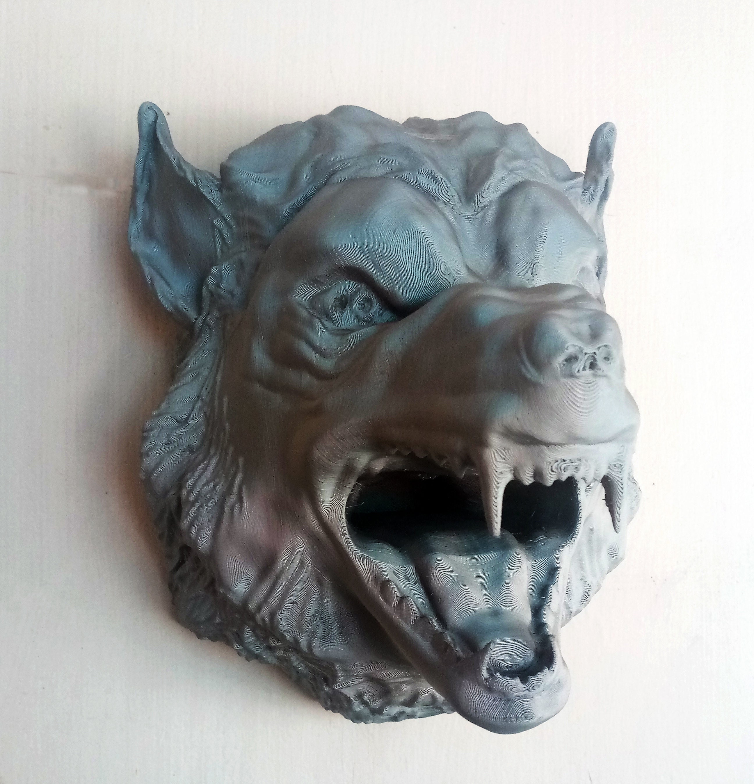 Large Werewolf Head Wall Mounted Halloween Decorwall Decor - Etsy
