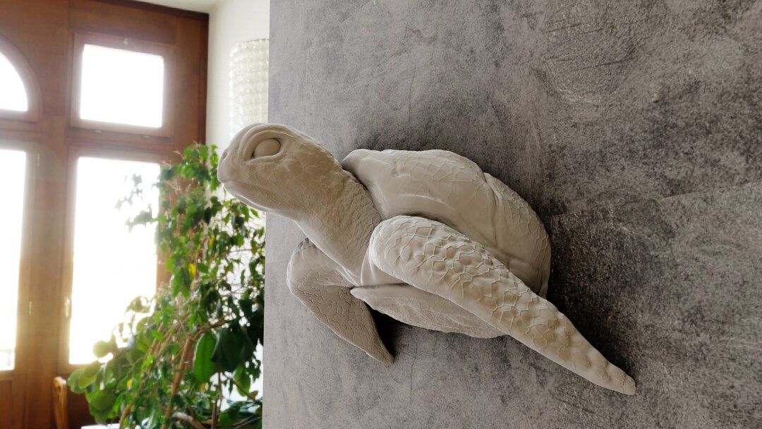 Turtle Head Wall Mount, Decor, Swimming Turtle, Head Taxidermy, Decor ...