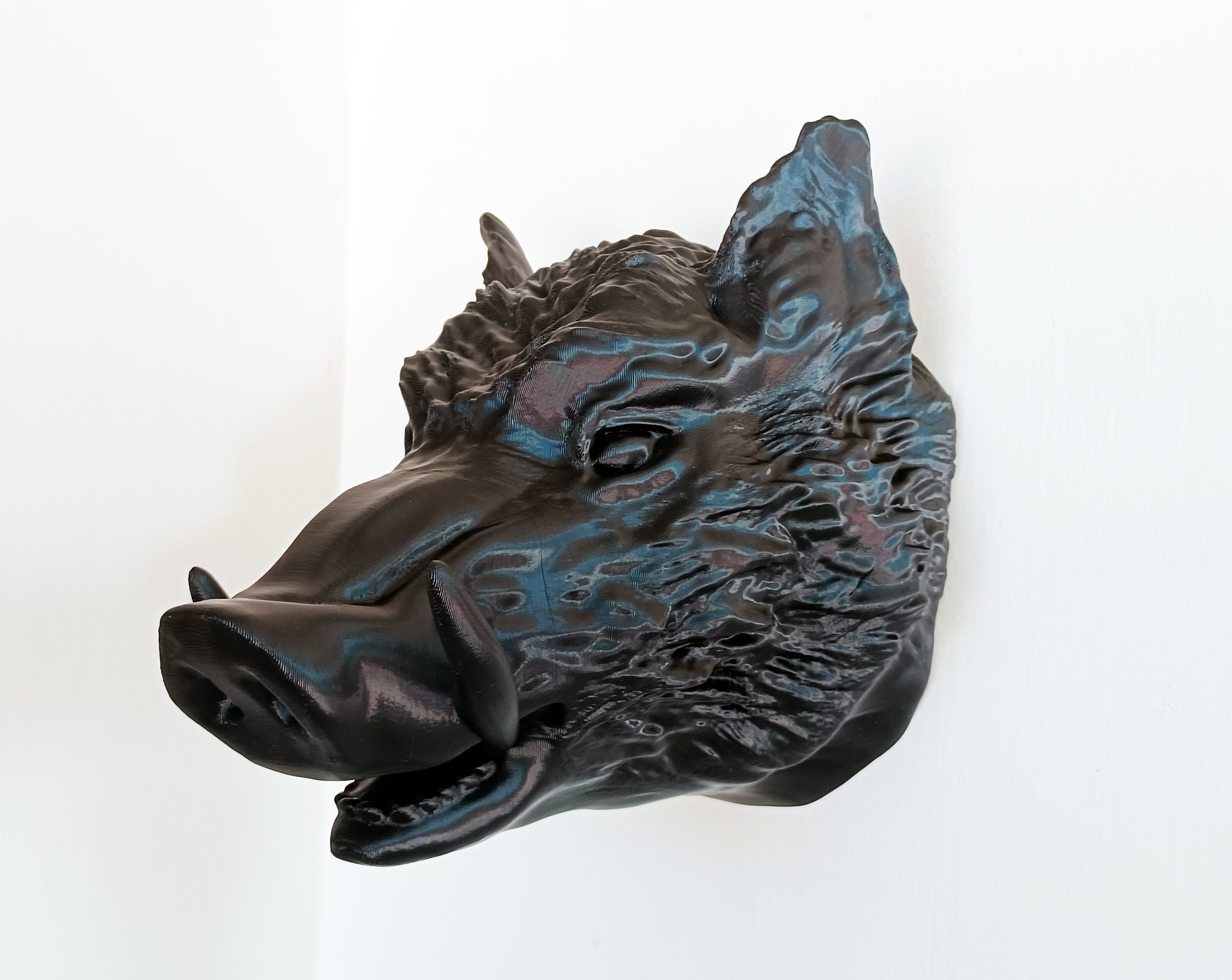 Wild Boar Head Wall Mount Faux Taxidermy Home Decor Wild Hog - Etsy