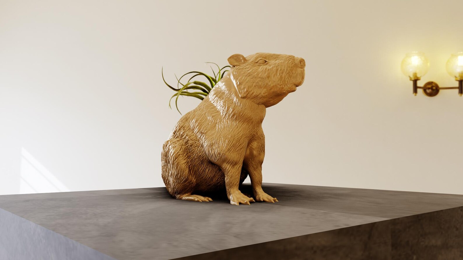 Capybara Cute Funny Planter Pot Decor, Flower Vase, Home, Art and ...