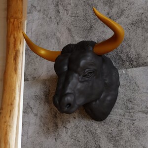 Spanish Bull Head Wall Mount Farm and Home Decor - Etsy