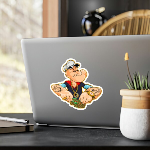 Popeye Vinyl Decal - Etsy