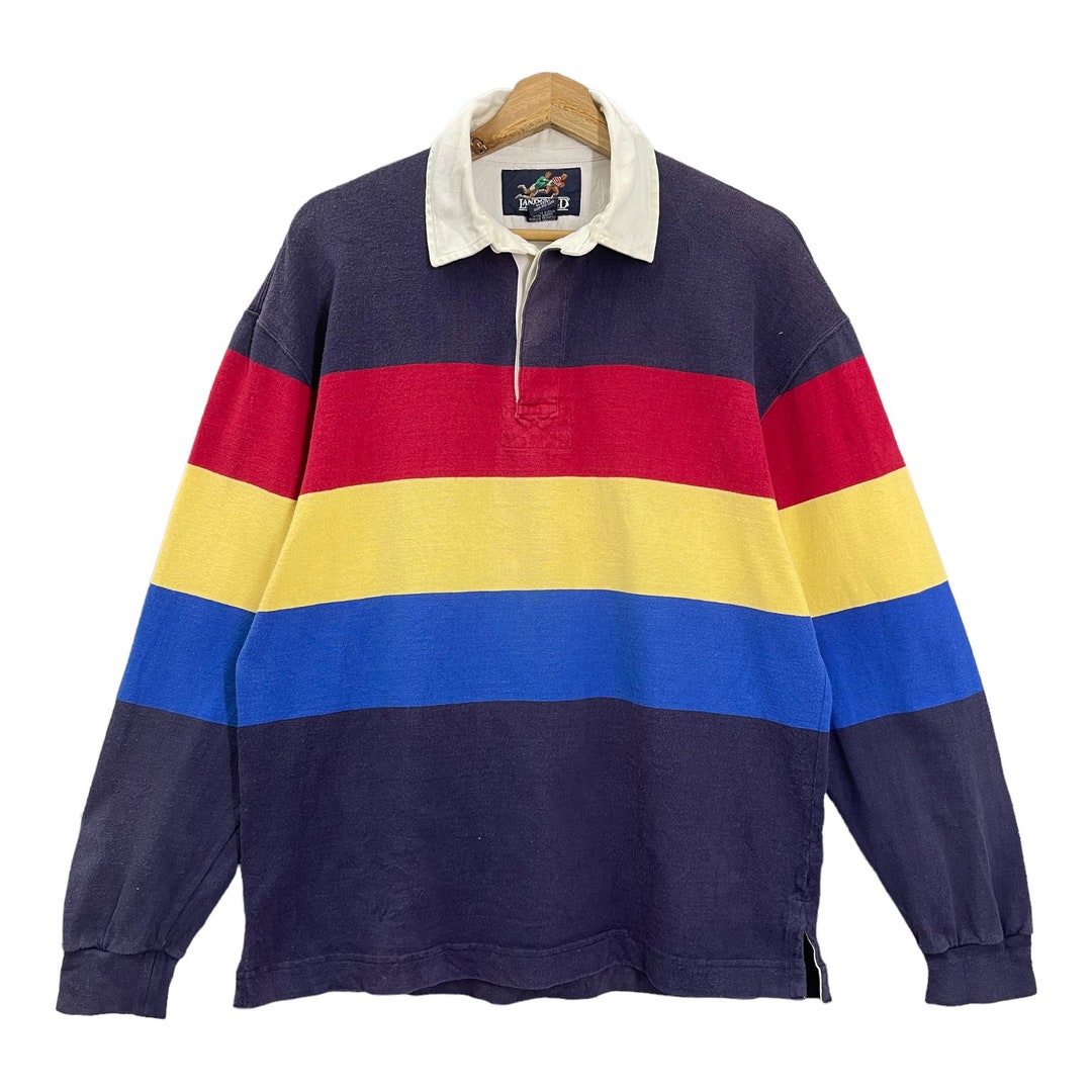 Pickk Vintage 90s LAND END Polo Rugby Hip Hop Swag Urban Streetwear 90s ...