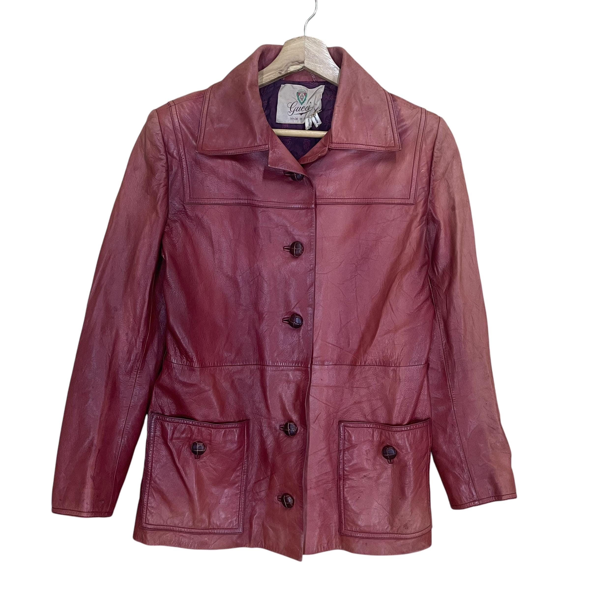 Gucci Leather Jacket - Etsy Canada Gucci Leather Jacket - Etsy Canada