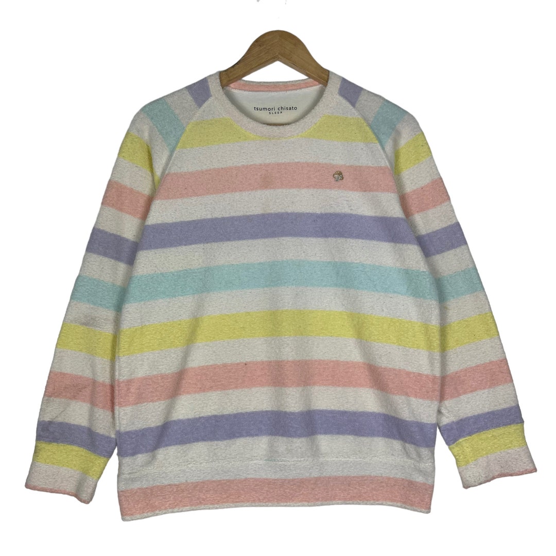 Pick!! Tsumori Chisato Sleep Stripe Crewneck Fleece Tsumori Chisato ...