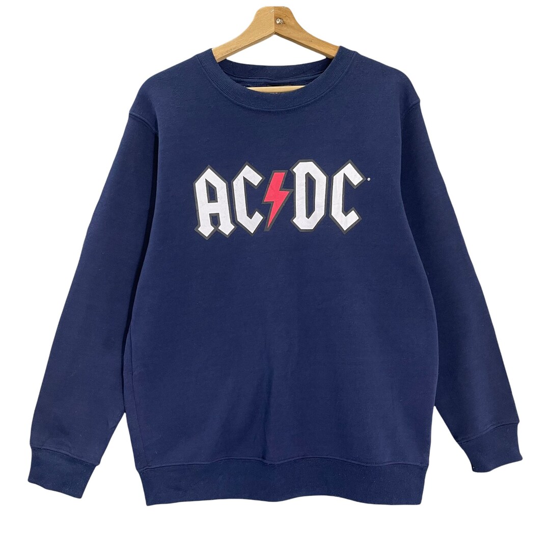 Pick Band Tee ACDC Big Logo Crewneck Sweatshirt Acdc Sweater Acdc Crew ...