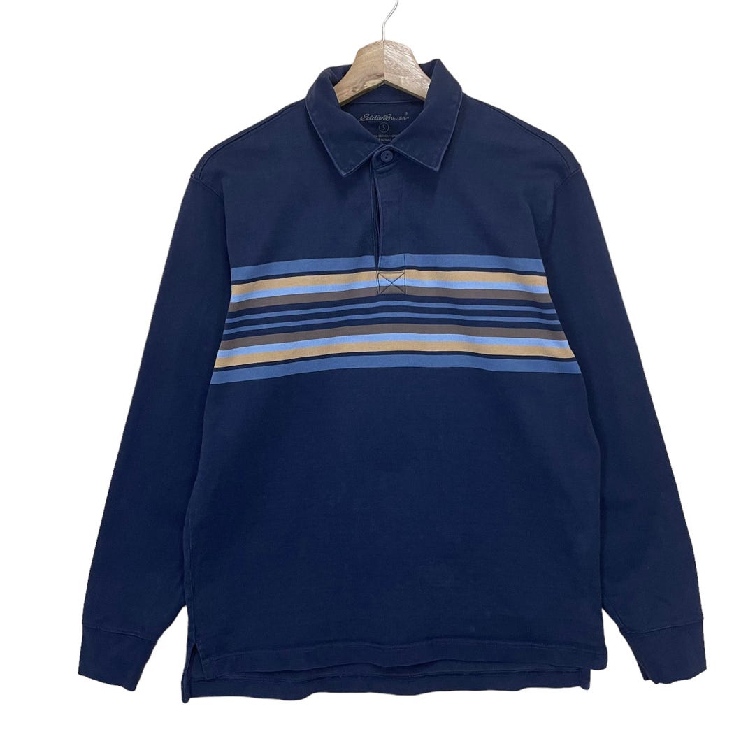 PICK!! Eddie Bauer Rugby Wear Polo Shirt Longsleeve Eddie Bauer Polo ...