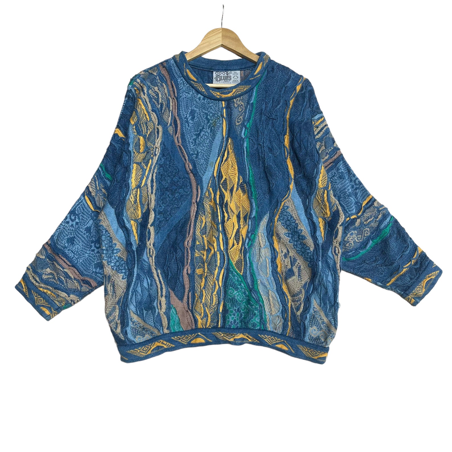Pick Vintage 90s Coogi Blues Australia Knit Sweater Vintage Coogi Knit ...