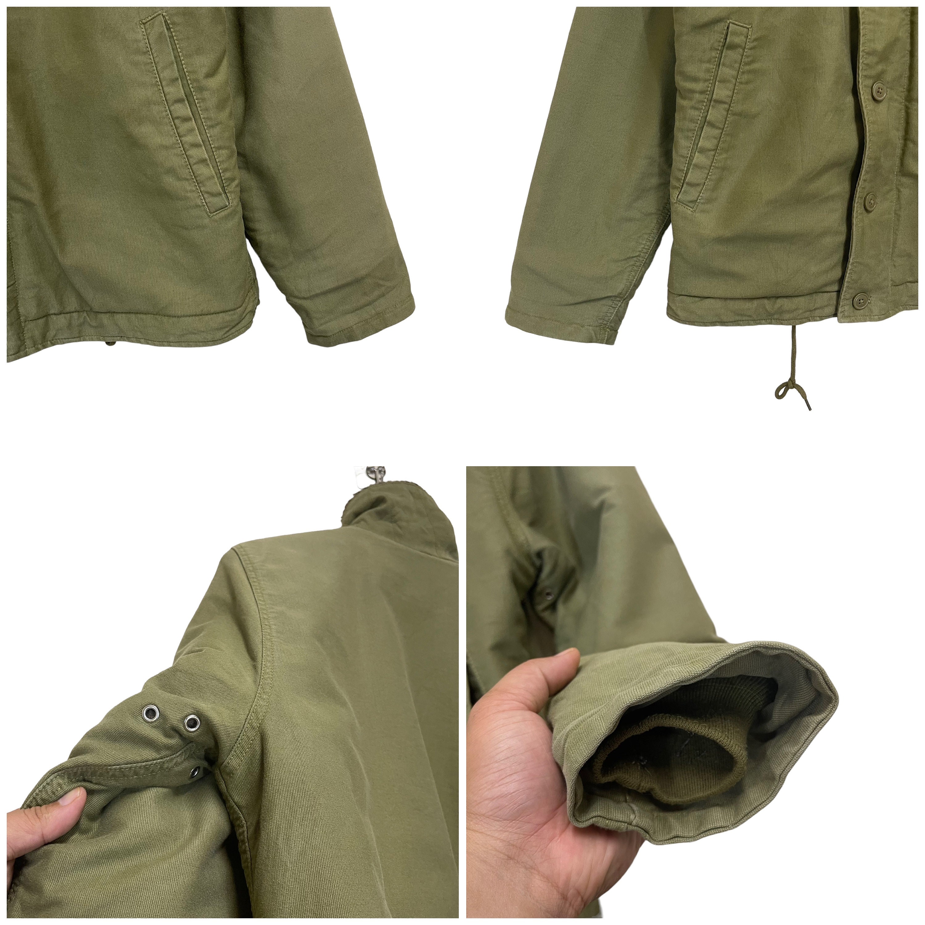 PICK Vintage Usn Navy Deck N-1 Jacket Usn Navy Department Deck Jacket ...