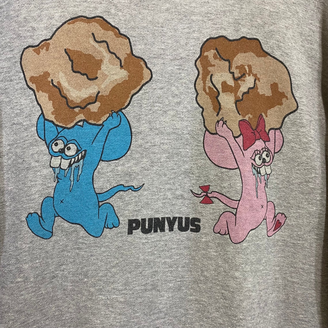 Pick Vintage Punyus Art Sweatshirt Punyus Sweater Punyus Art Fullprint Crewneck Sweatshirt Size ...