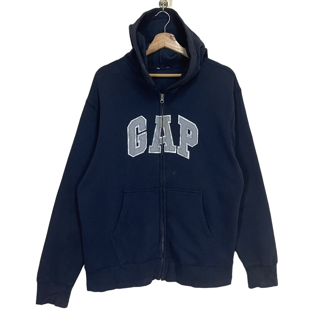 Pick Vintage GAP Big Logo Zip up Hoodie Gap Sweater Gap Hoodies Gap Big ...