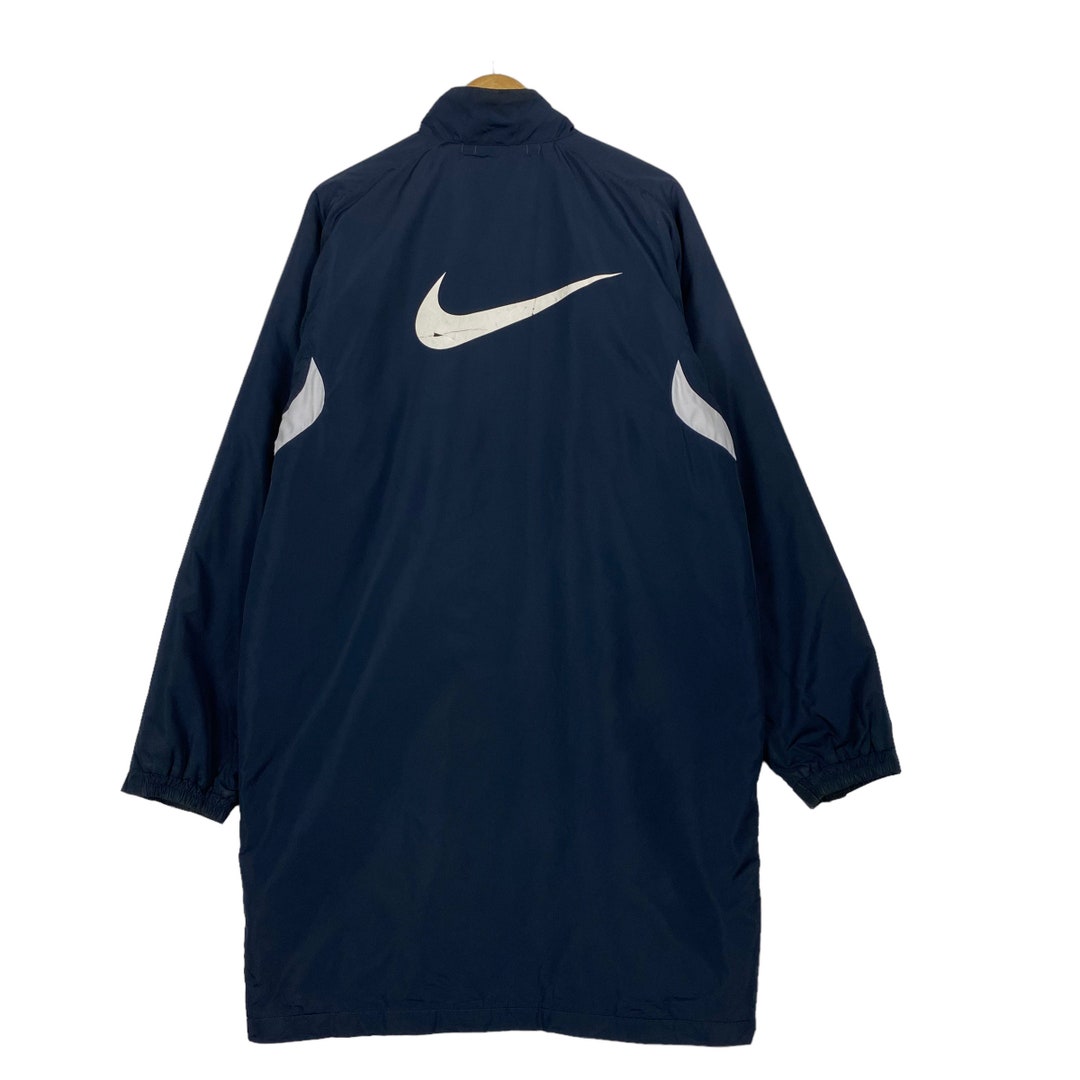 Pick!! Nike Big Swoosh Coach Zipper Jacket 90s Nike Training Jacket ...