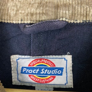 Pick!! Vintage Pract Studio Chore Jacket Pract Studio Chore Button Jacket 90s Pract Studio Chore ...
