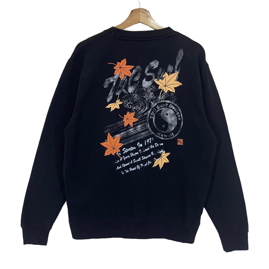 PICK!! Vintage Tnc Hawaii Surf Design Big Logo Crewneck Sweatshirt Tnc ...