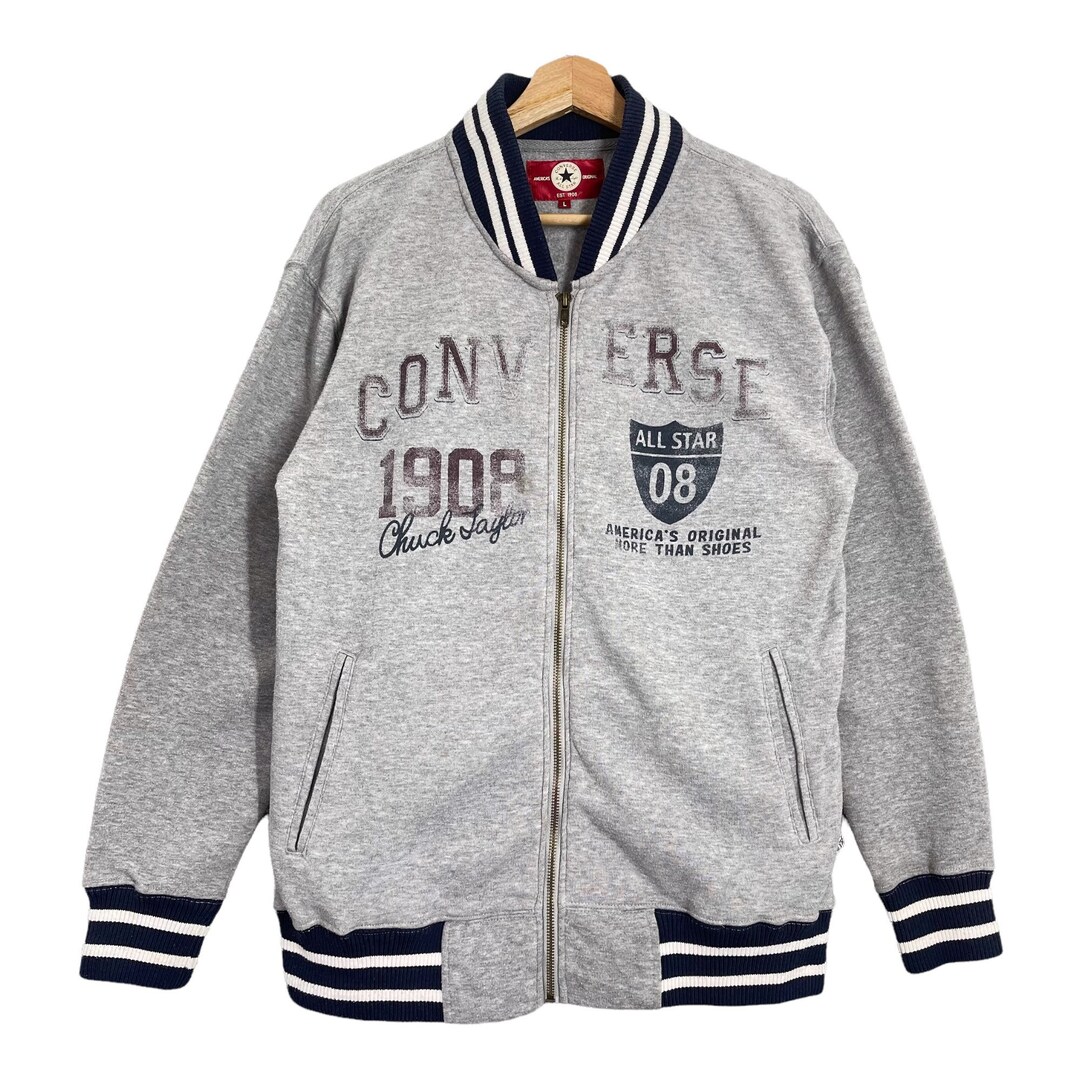 Pick Vintage Converse Varsity Converse Zipper Sweater Converse Big Logo ...