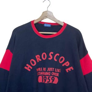 Pick!! Vintage Horo Scope Big Logo Crewneck Sweatshirt Horo Scope by ...