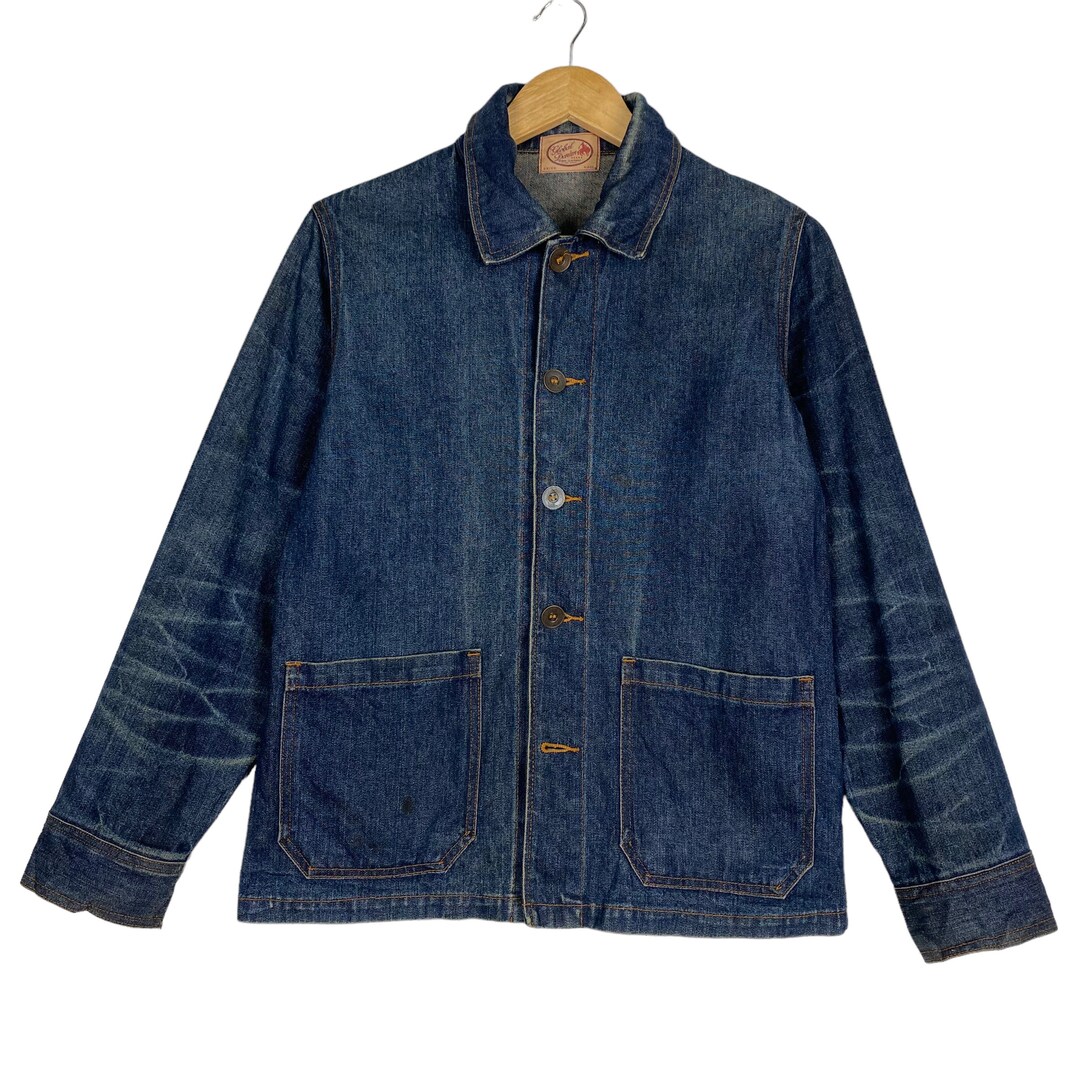 Pick Vintage 90s Global Denim Chore Button Jacket Global Denim Union ...