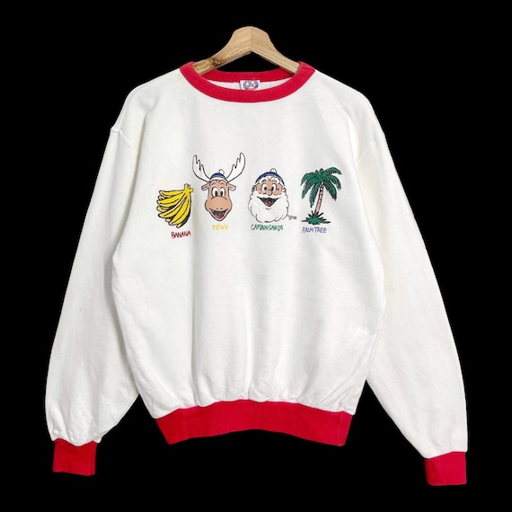 PICK!!Vintage 90’s Captain Santa Big Logo Crewneck Ca… - Gem
