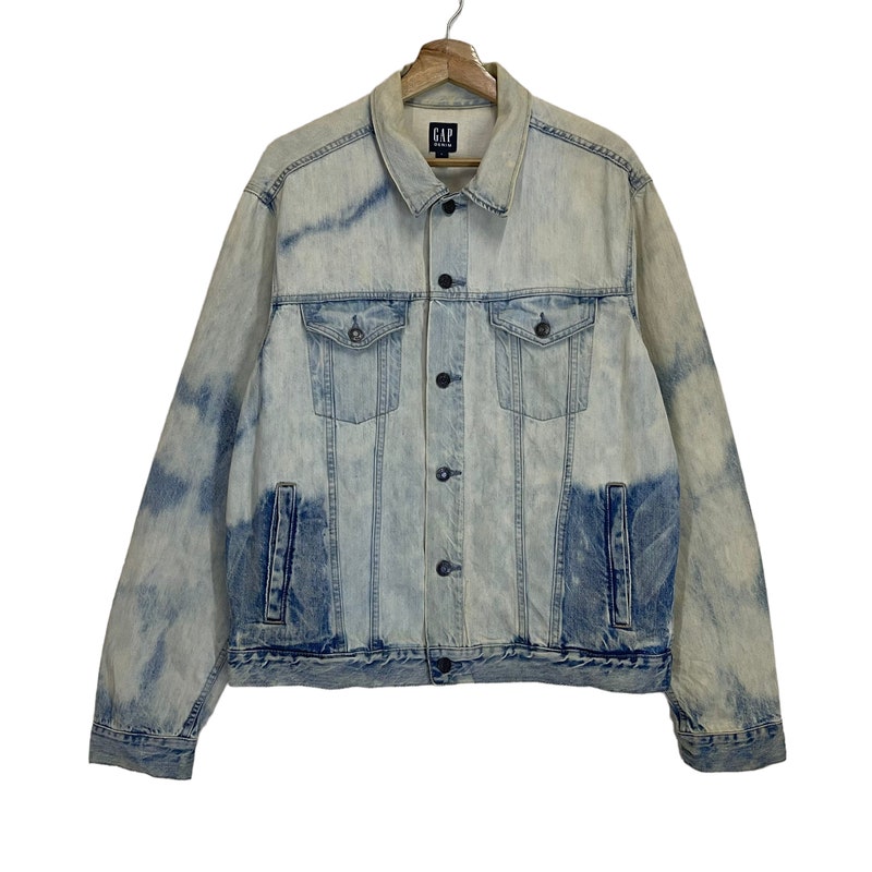 Tie Dye Denim Jacket - Etsy