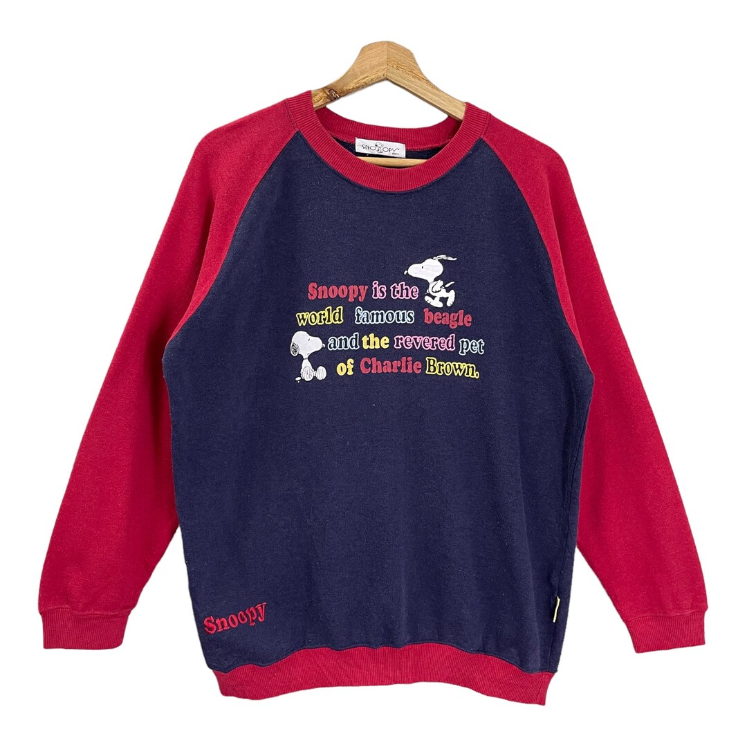 Pick Snoopy Big Logo Crewneck Sweatshirt Snoopy Sweater Snoopy Big Logo ...