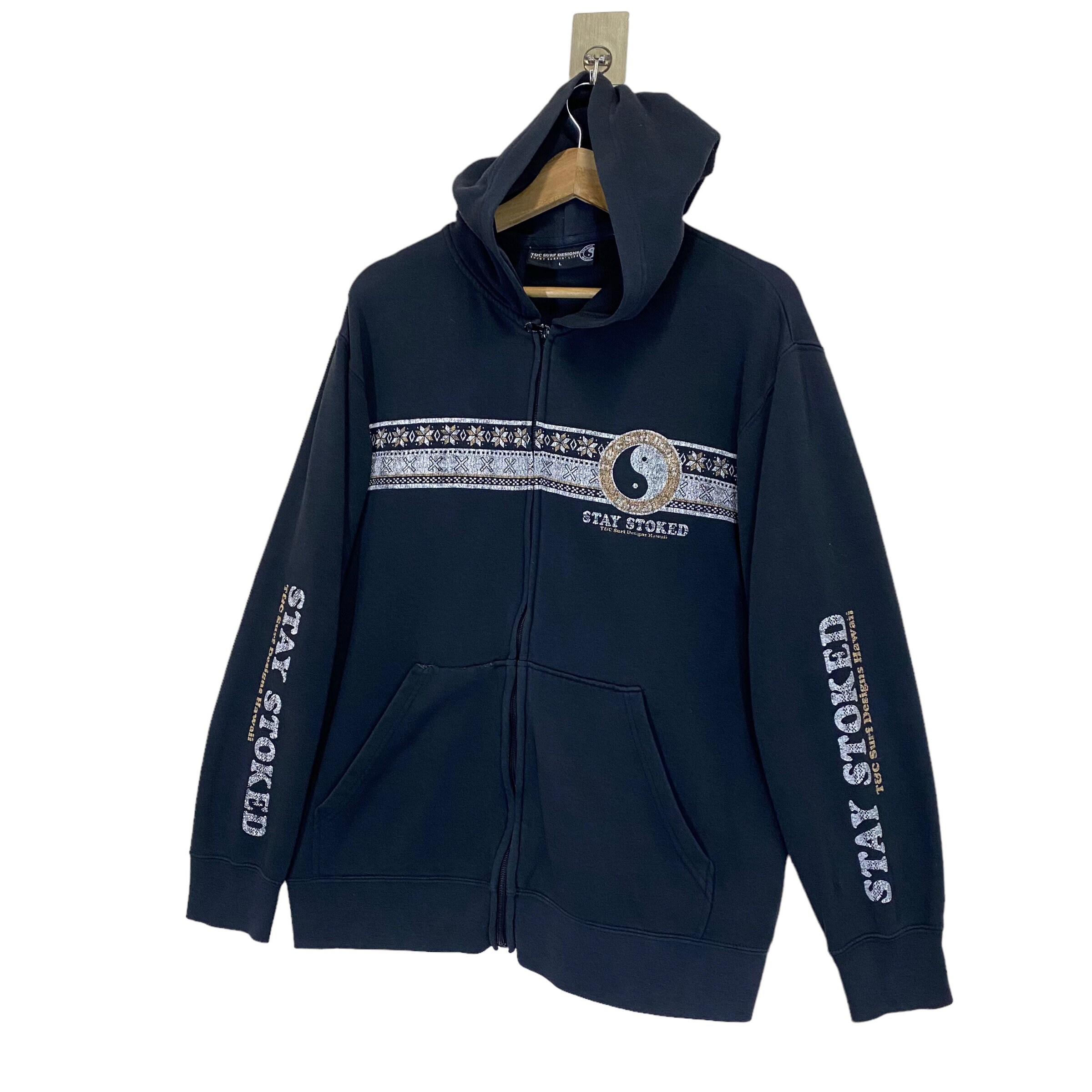 PICK Vintage Tnc Hawaii Surf Design Big Logo Zipper Hoodies - Etsy