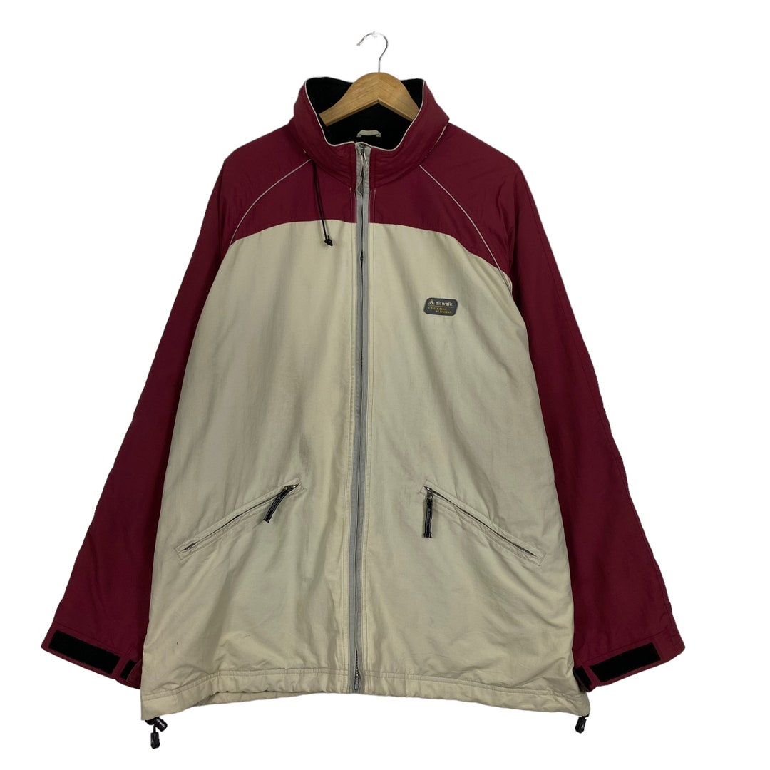 PICK Vintage 90s Airwalk Small Logo Zipper Jacket Airwalk Skaterboards ...