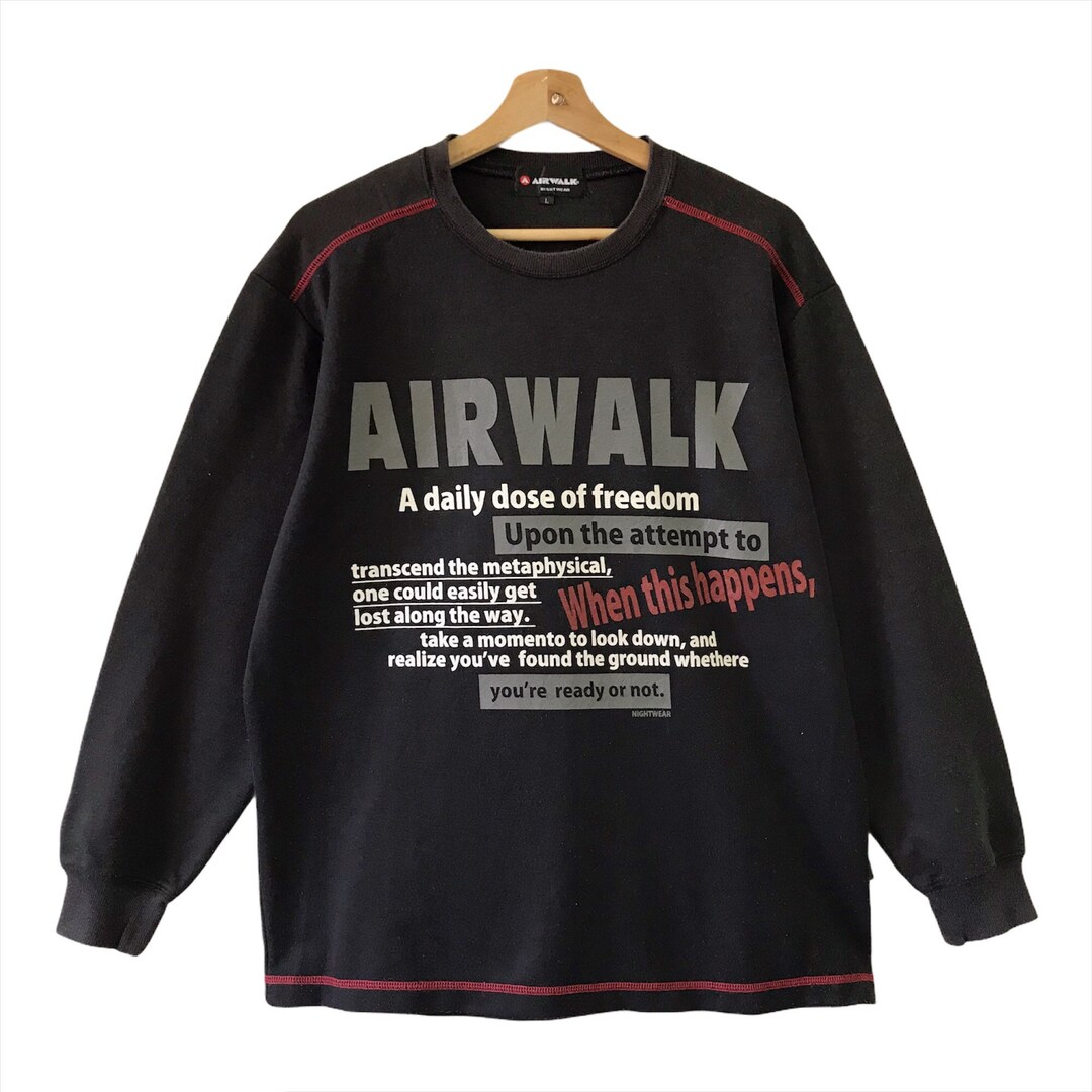 PICK Vintage Airwalk A Daily Dose of Freedom Crewneck - Etsy