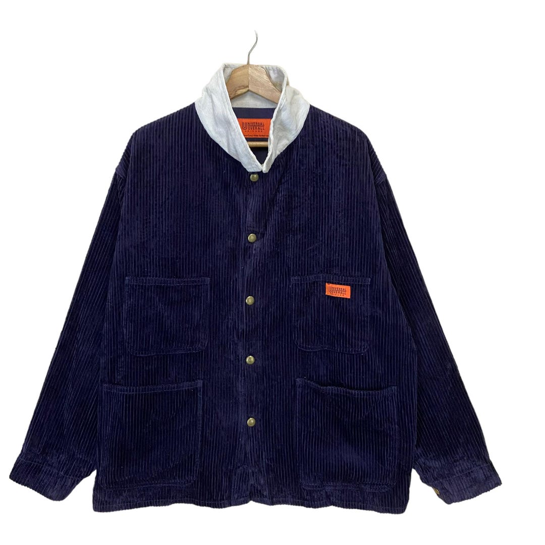 Pick!! Vintage 90s Universal Overall Chicago Coduroy Chore Jacket ...
