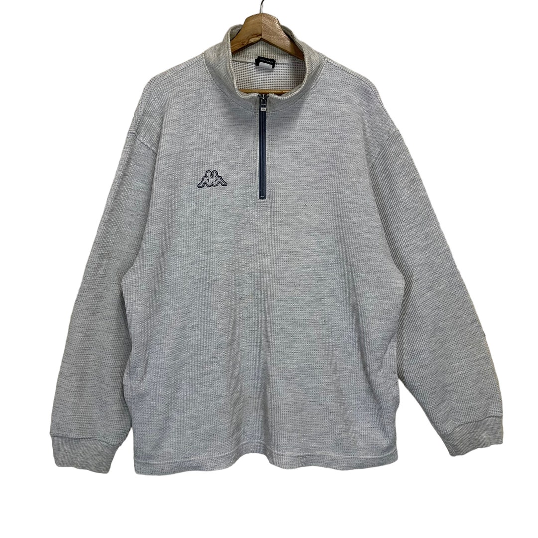 Pick!! Vintage 90s Kappa Made in Japan Halfzip Sweatshirt Kappa Sweater ...