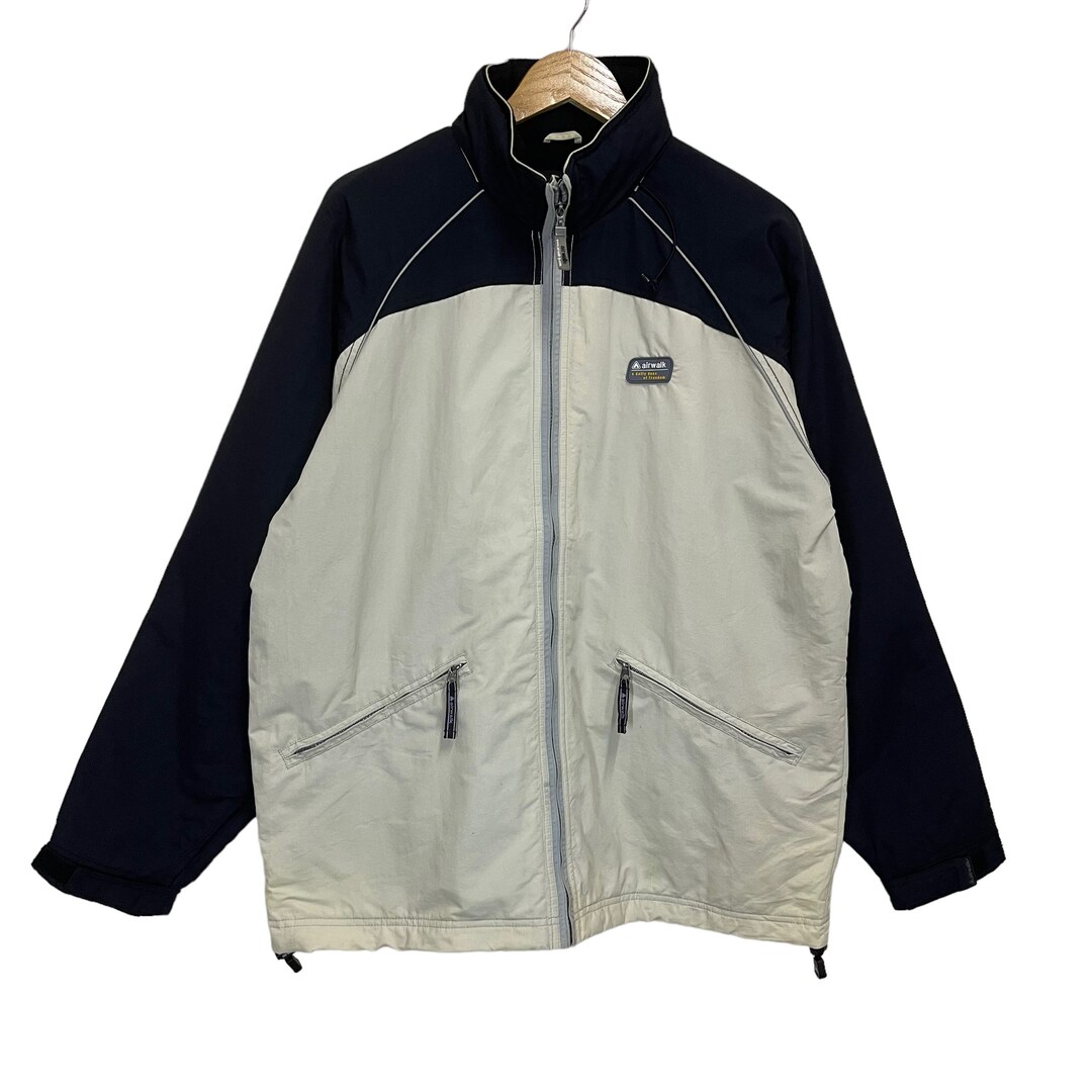 PICK Vintage 90s Airwalk Small Logo Zipper Jacket Airwalk Skaterboards ...