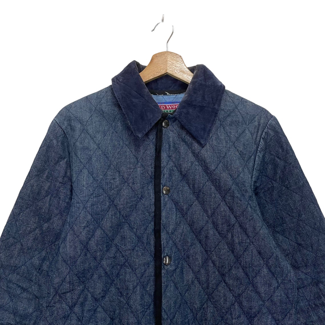 Pick Vintage 90s Red Wood Eternal Chore Jeans Jacket Bitchu Kurashiki ...