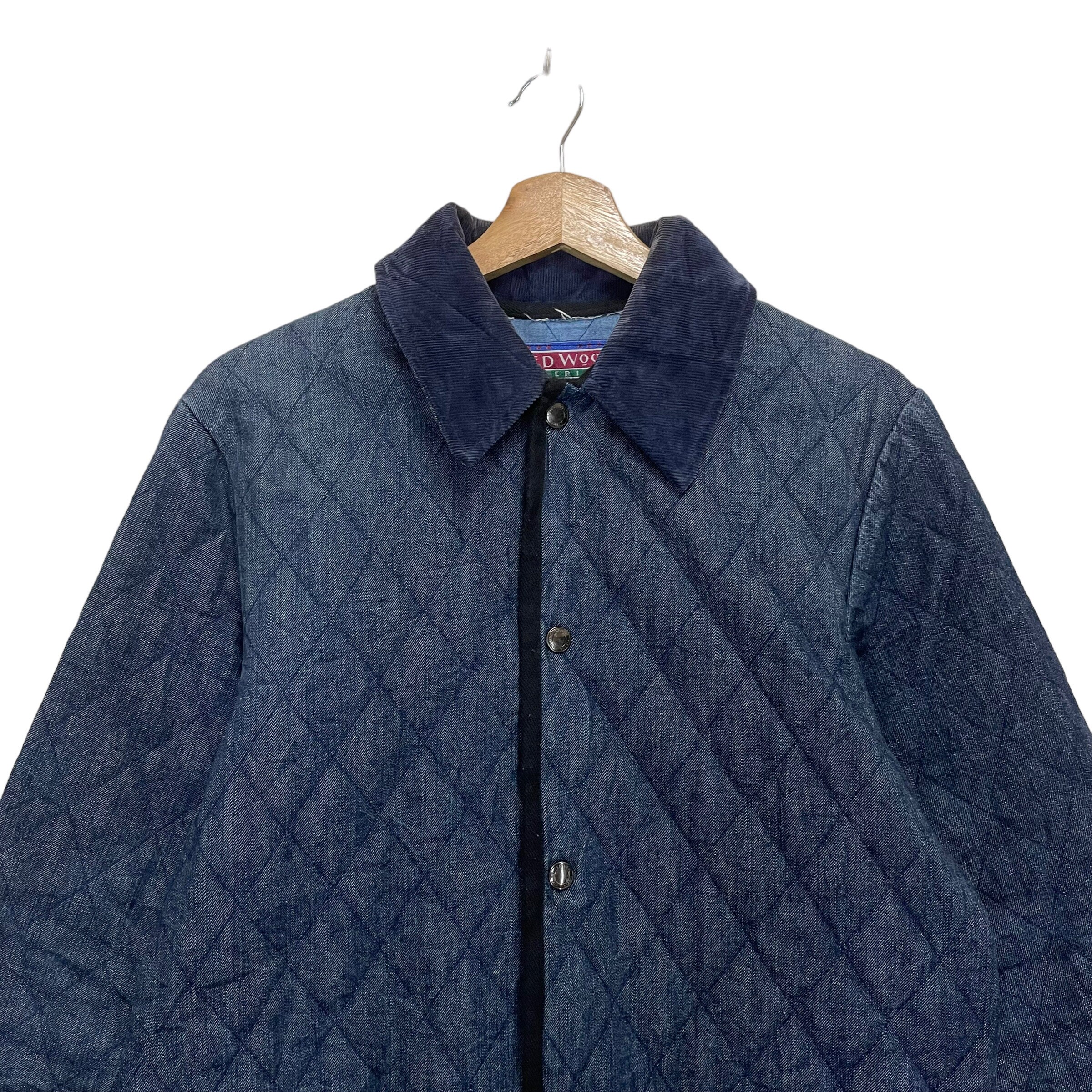 Pick Vintage 90s Red Wood Eternal Chore Jeans Jacket Bitchu Kurashiki ...