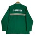 PICK Vintage 80s 7 Eleven Shirt Zipper Workwear Collar Green Colour ...