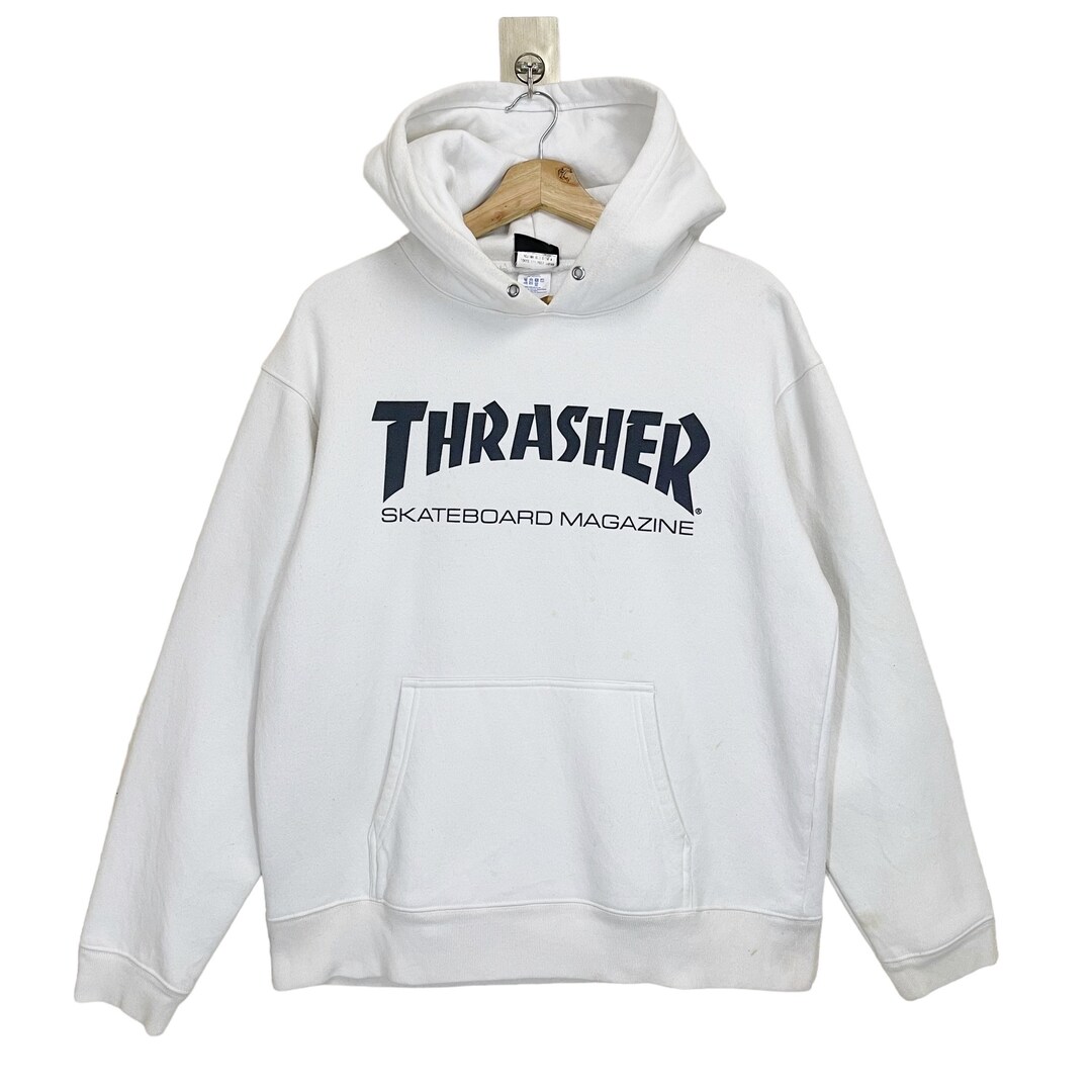 Pick!! Thrasher Skaterboard Magazine Big Logo Pullover Hoodies Thrasher ...