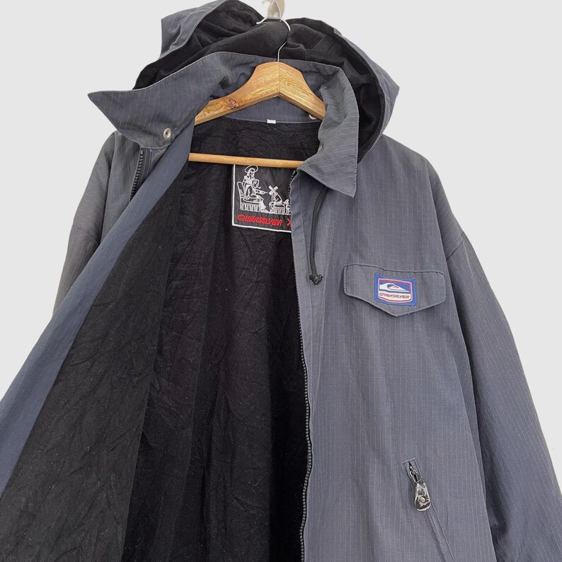 Pick Vintage 90s Quiksilver Small Logo Light Jacket Quiksilver Light ...