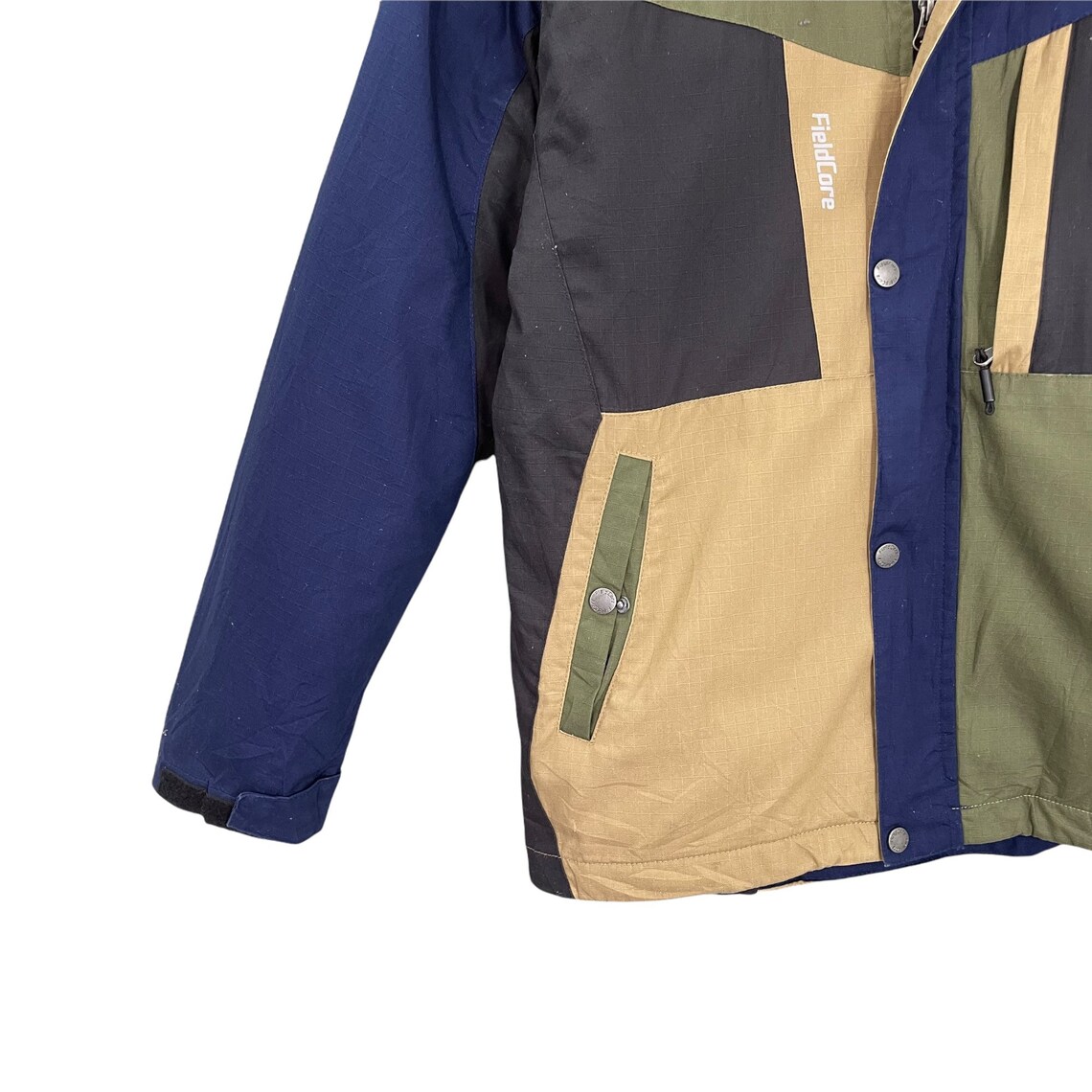 Pick Vintage Fieldcore Colour Block Zipper Jacket Fieldcore - Etsy