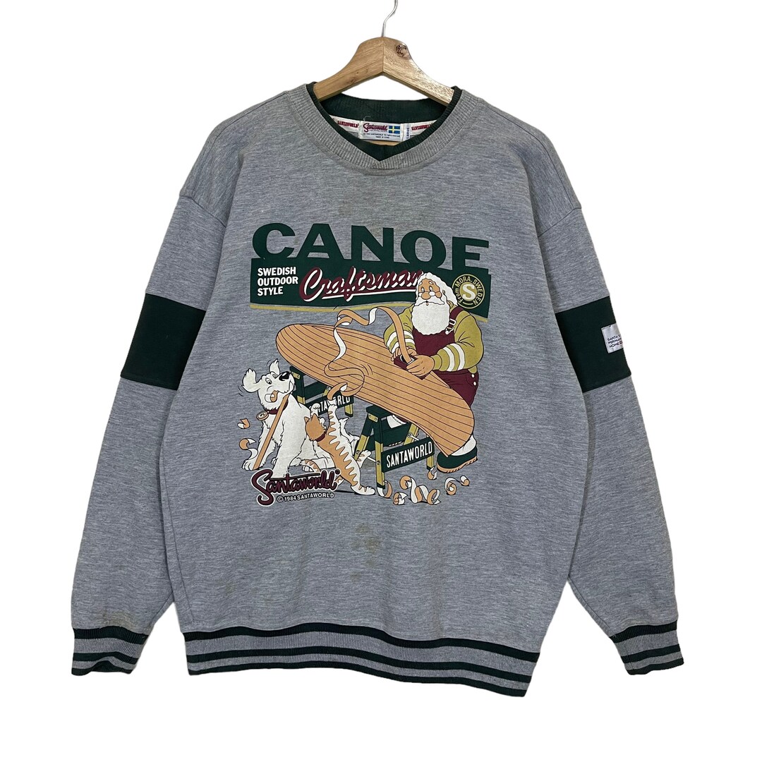 PICK Vintage 90s Santa World Big Logo Crewneck Sweatshirt Santa World ...