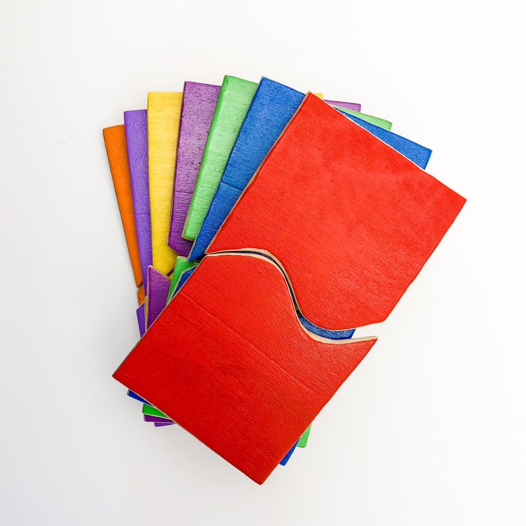 Rainbow Color Match Puzzle Pieces - Etsy