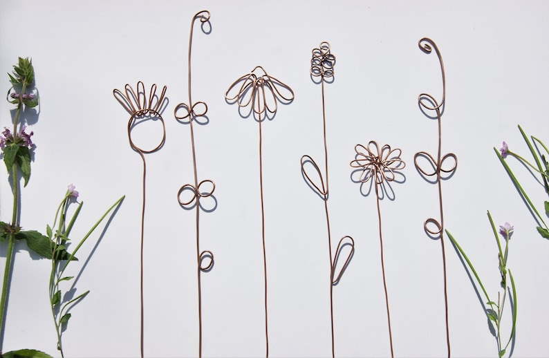 Wire Wildflower Art Wire Wall Hanging Art Wire Flowers - Etsy UK